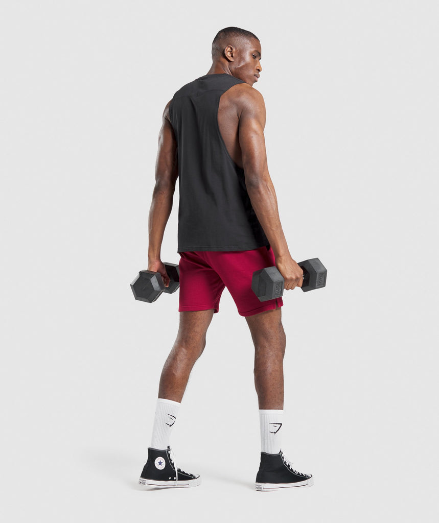 Gymshark Compound Shorts - Burgundy | Gymshark