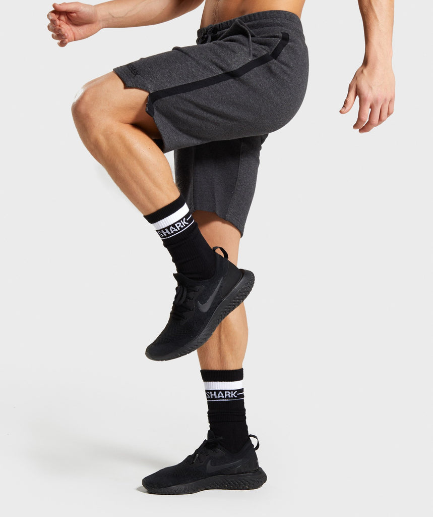Gymshark Compound Shorts - Black Marl | Gymshark