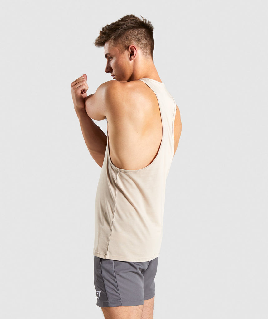 Gymshark Compound Stringer- Sand | Gymshark