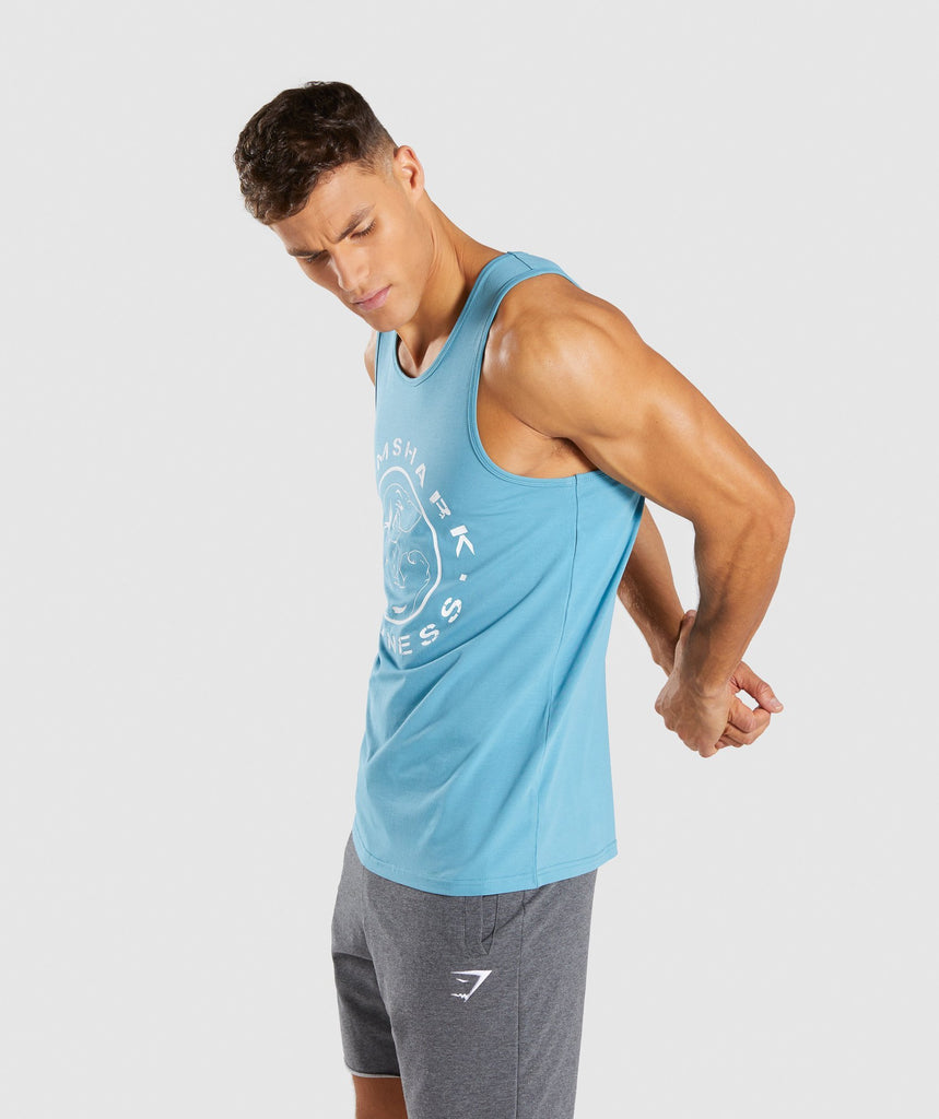 Gymshark Legacy Tank - Dusky Teal | Gymshark