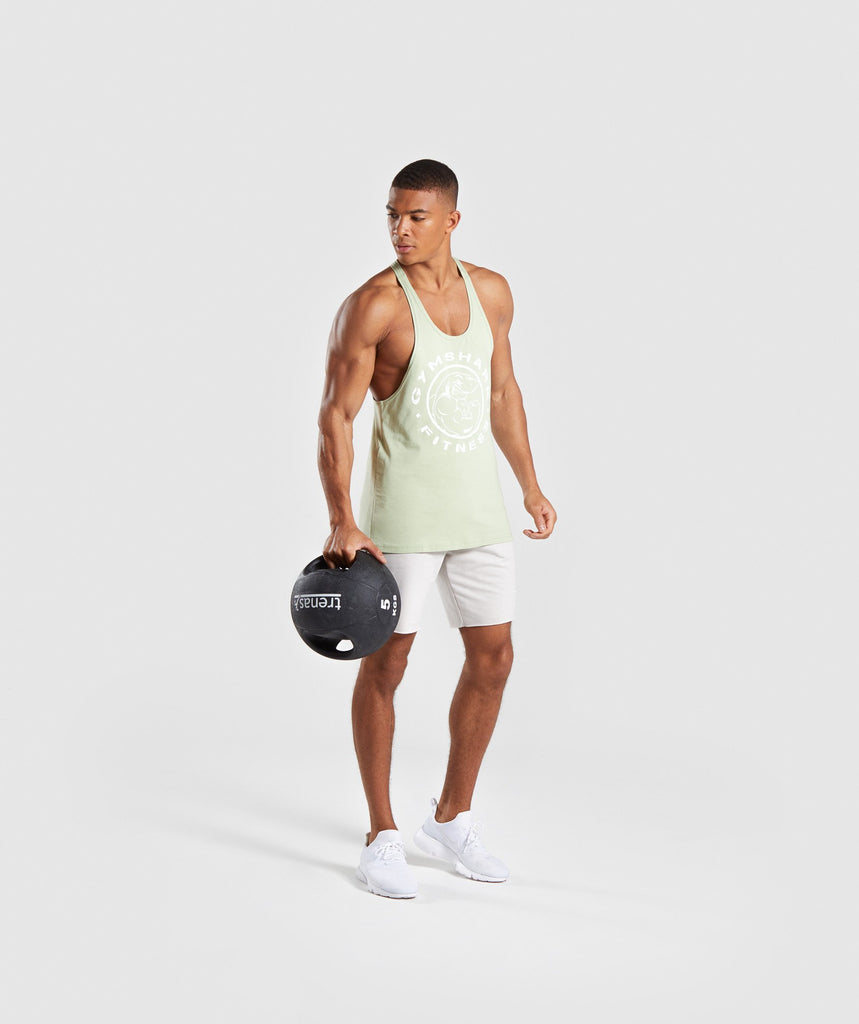 Gymshark Legacy Stringer - Light Green | Gymshark